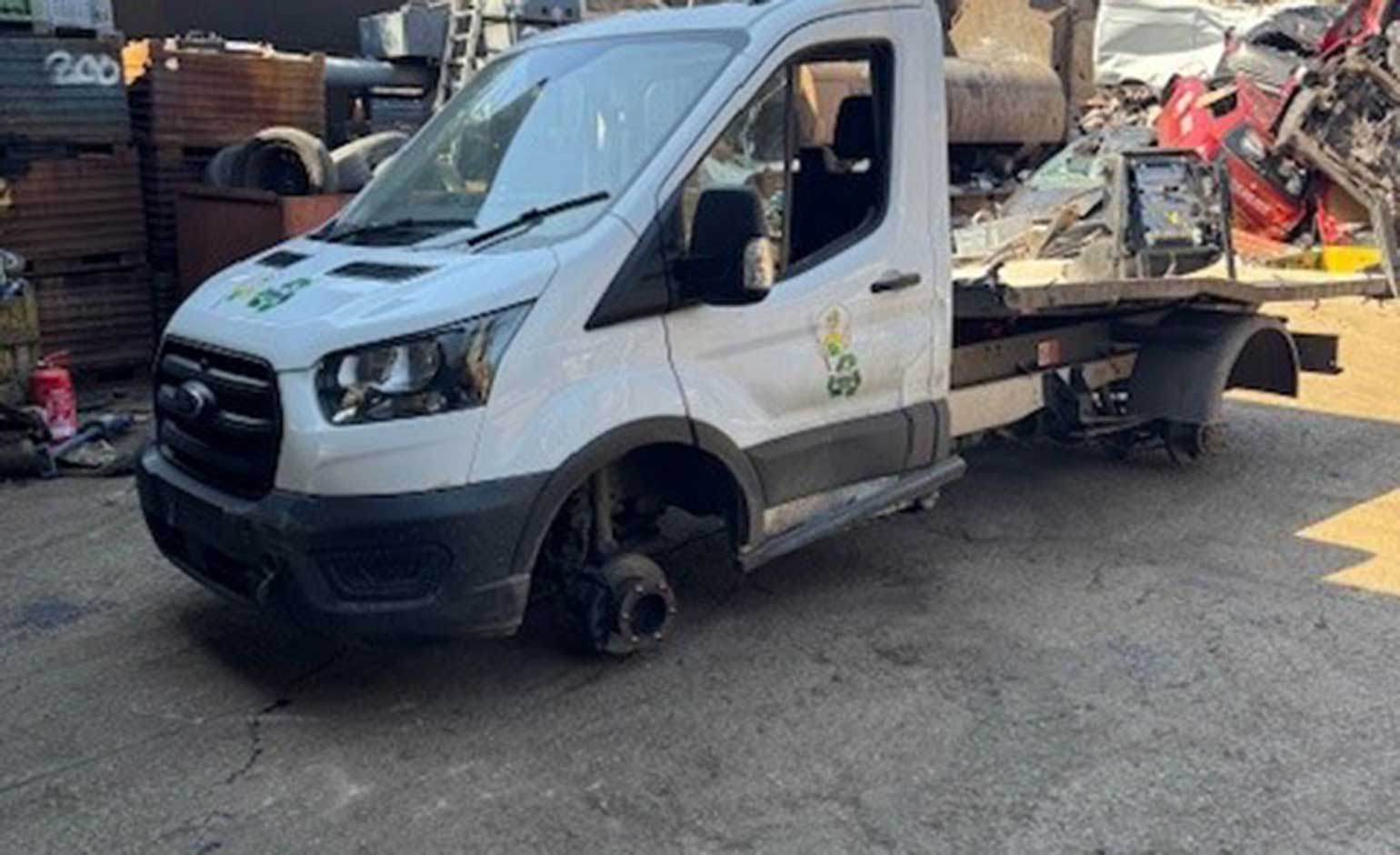 Vehicle linked to fly-tipping in Keynsham is seized and crushed | Bath Echo